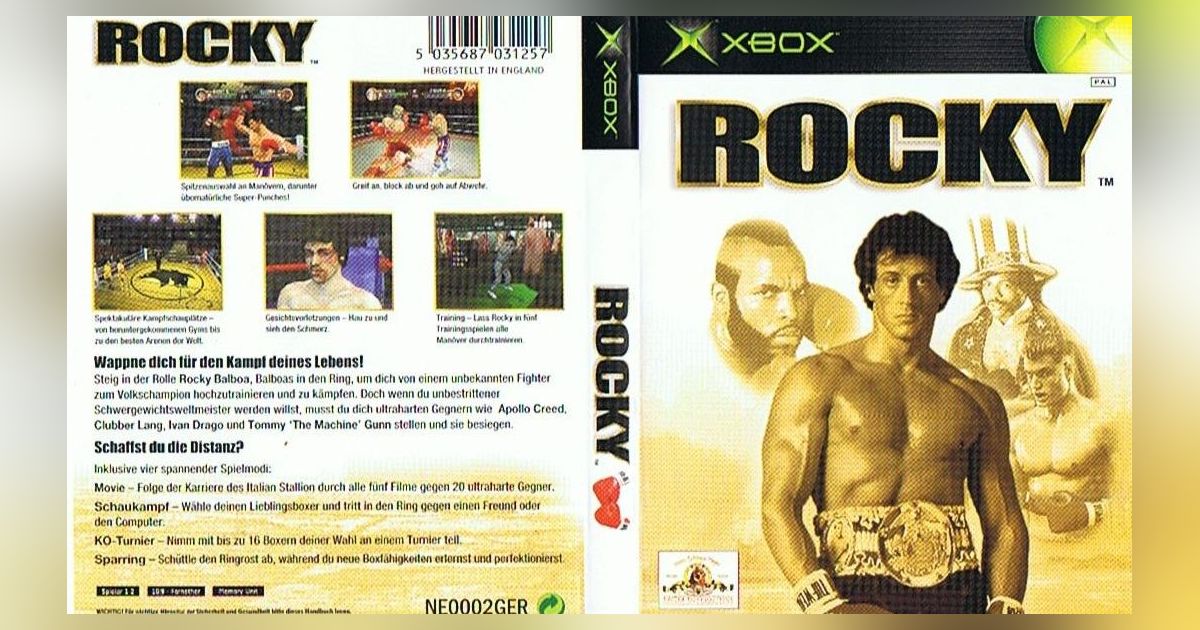 Rocky (2002) | Video Game | VideoGameGeek