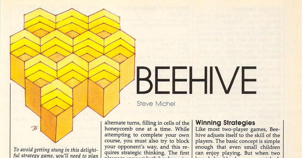 Beehive | Video Game | BoardGameGeek