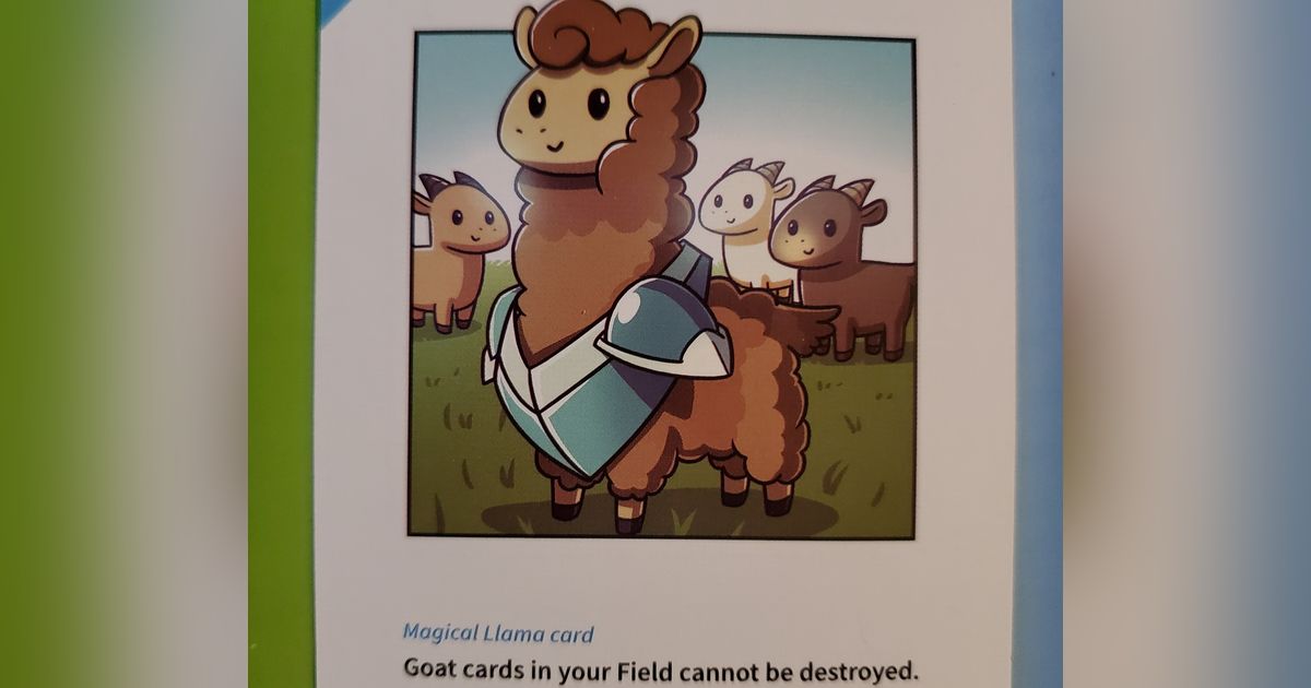 Llamas Unleashed: Guard Llama Promo Card | Board Game | BoardGameGeek