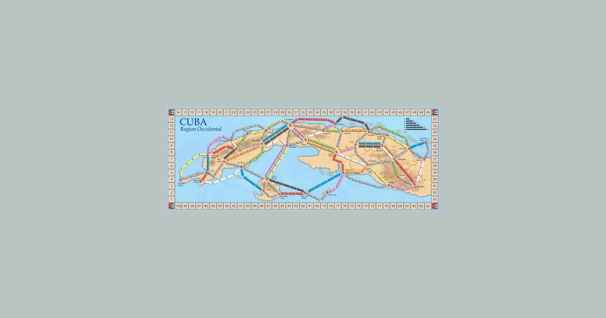 Cuba Map and Cards | Cuba: Region Occidental (fan expansion for Ticket ...