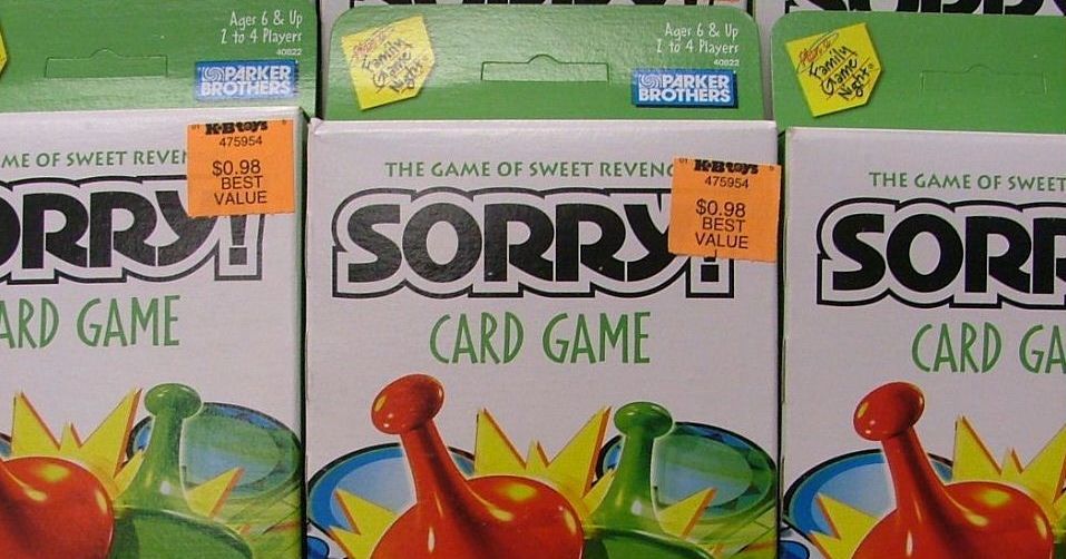 Sorry! Card Game | Board Game | BoardGameGeek