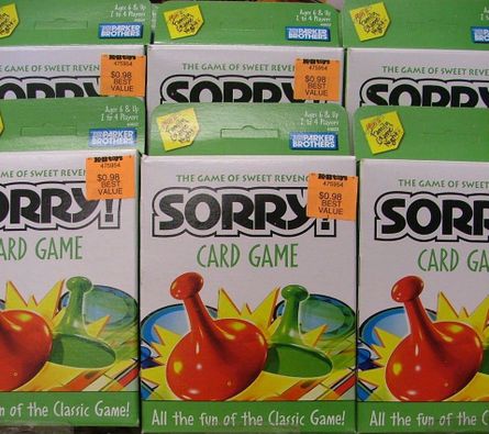 Sorry! Card Game | Board Game | BoardGameGeek