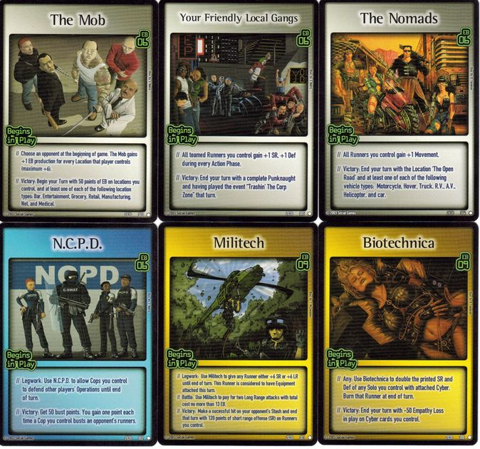 Cyberpunk: The Collectible Card Game | Image | BoardGameGeek