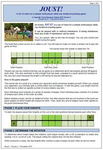 JOUST! | Board Game | BoardGameGeek