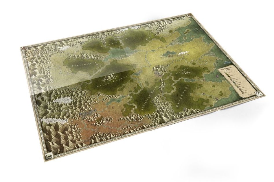 Forbidden Lands Cloth Map | RPG Item | RPGGeek