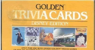 Golden Trivia Cards: Disney Edition | Board Game | BoardGameGeek