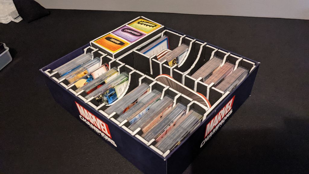 Foam core Insert Blueprints | Marvel Champions: The Card Game