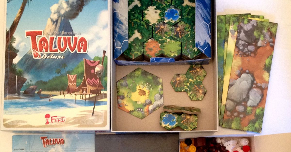 Taluva: Deluxe Game Board | Board Game | BoardGameGeek
