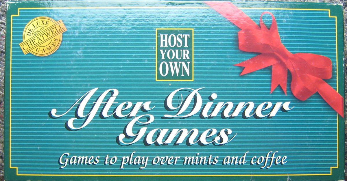 Host Your Own: After Dinner Games | Board Game | BoardGameGeek