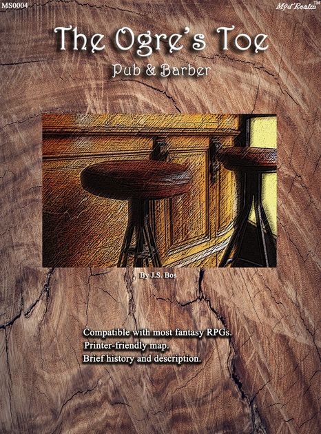 The Ogre's Toe: Pub & Barber | RPG Item | RPGGeek