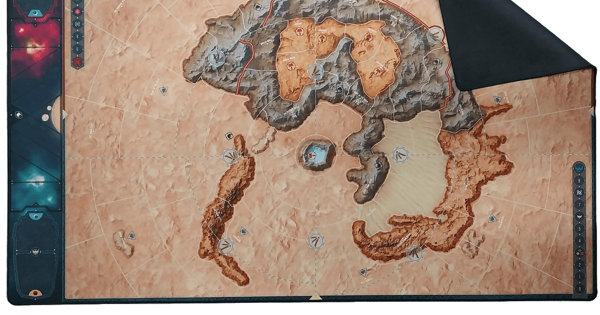 Dune: War for Arrakis – Arrakis Playmat | Board Game Accessory | BoardGameGeek