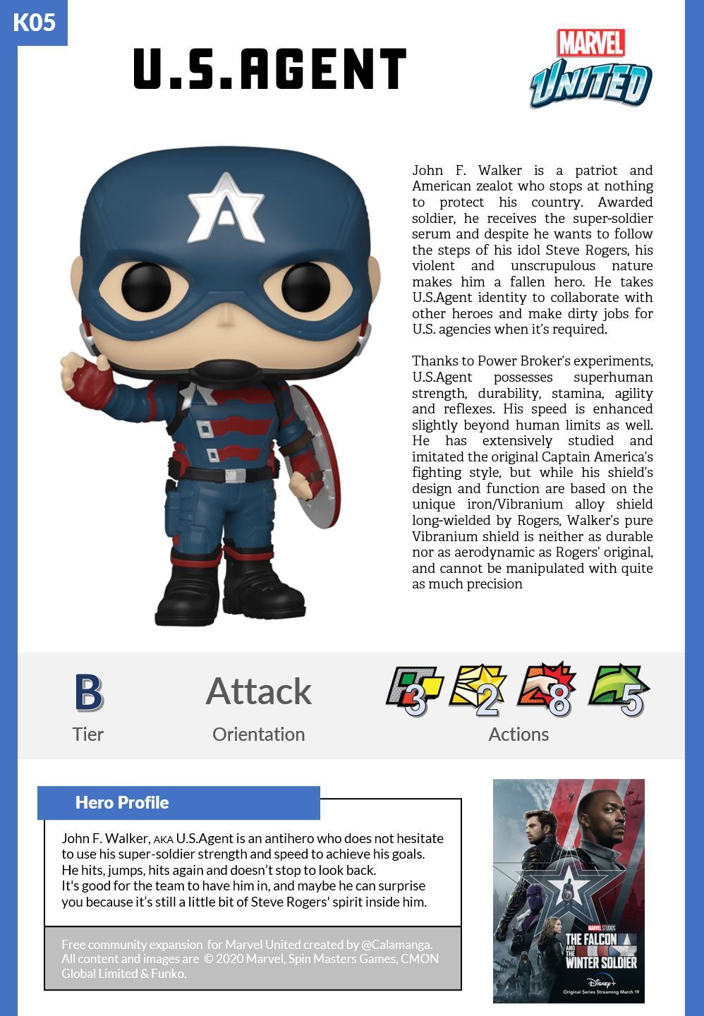 U.S.Agent - New Hero for Marvel United | Marvel United