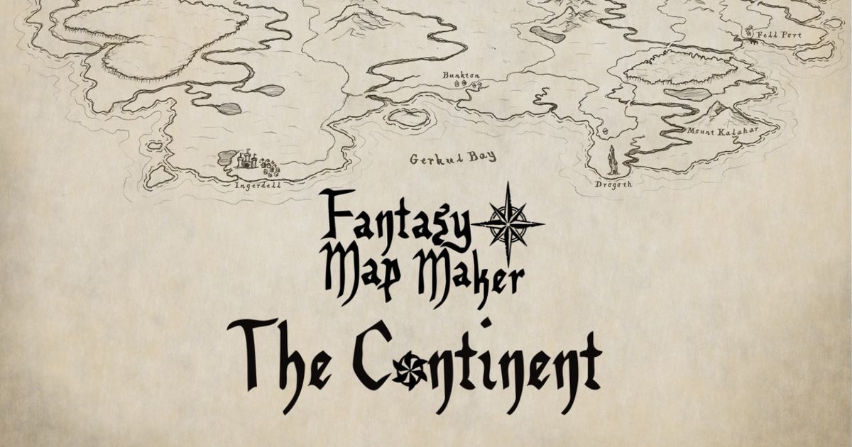 Fantasy Map Maker: The Continent | Board Game | BoardGameGeek