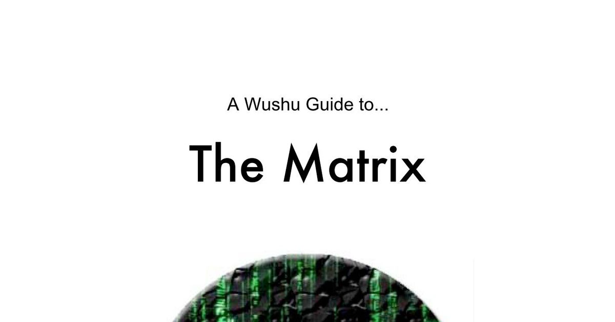 The Matrix | RPG Item | RPGGeek