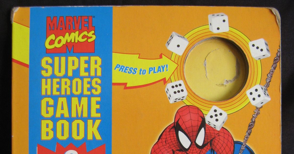 Marvel Comics Super Heroes Game Book | Board Game | BoardGameGeek