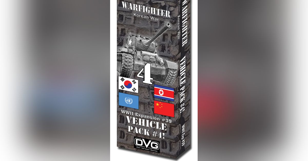 Warfighter: WWII Expansion #39 – Vehicle Pack #4 | Board Game ...