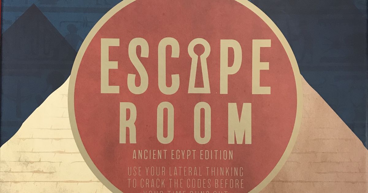 Escape Room: Ancient Egypt Edition | Board Game | BoardGameGeek