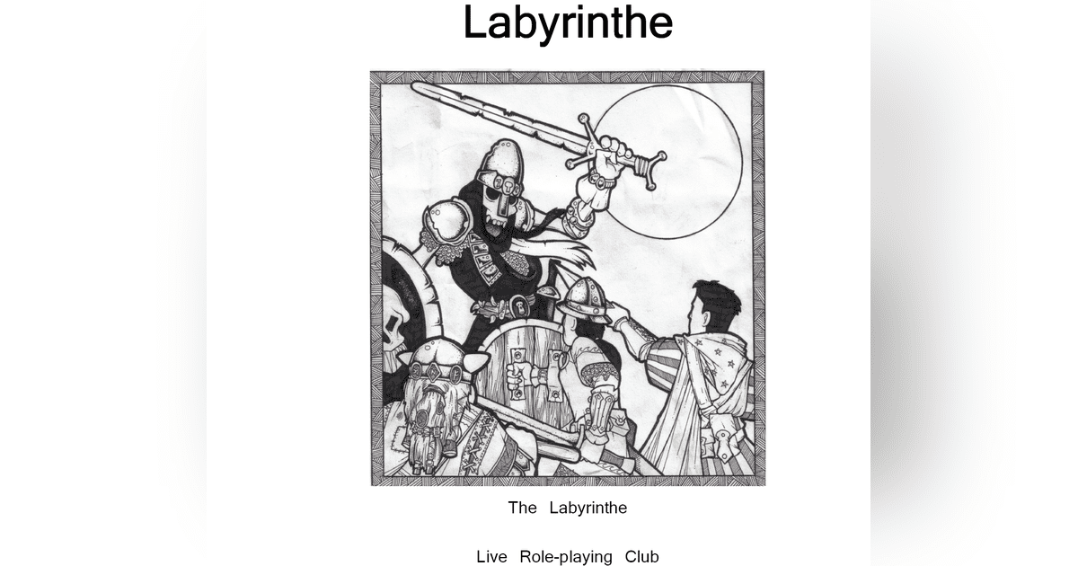 The Labyrinthe Live Role-playing Club 3rd Edition Basic Handbook | RPG ...