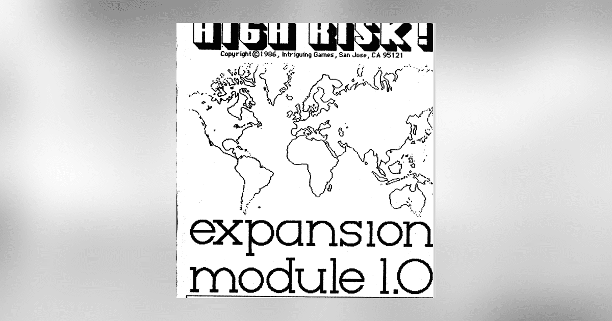 High Risk!: Expansion Module 1.0 | Board Game | BoardGameGeek