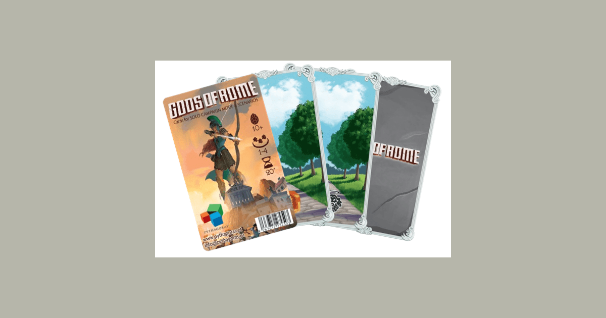 Solo Gods of Rome | Gods of Rome: Cards for Solo Campaign Mode & Scenarios