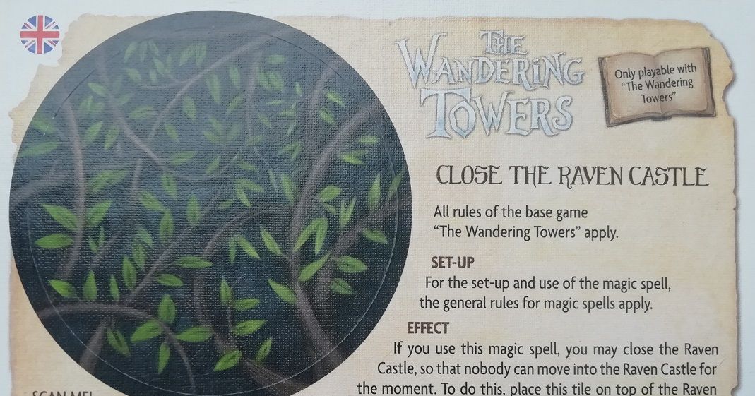 Wandering Towers: Close The Raven Castle Promo Card | Board Game ...