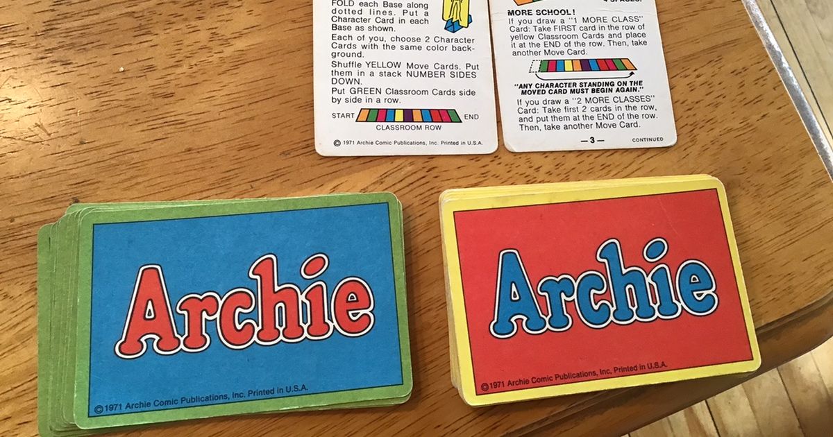 Archie Comic Game | Board Game | BoardGameGeek