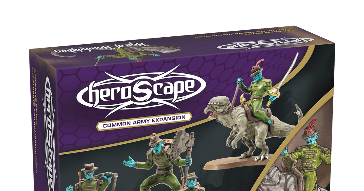 Heroscape: Chain Gruts & Ramosaur Rider Common Army Expansion | Board ...