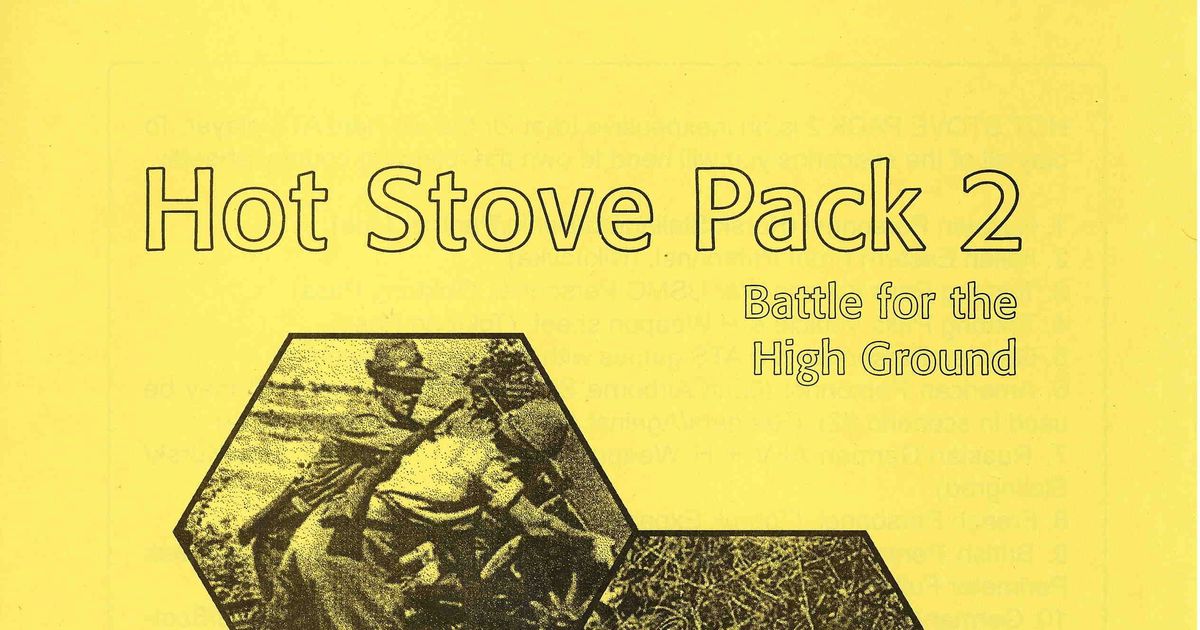 Hot Stove Pack 2 | Board Game | BoardGameGeek