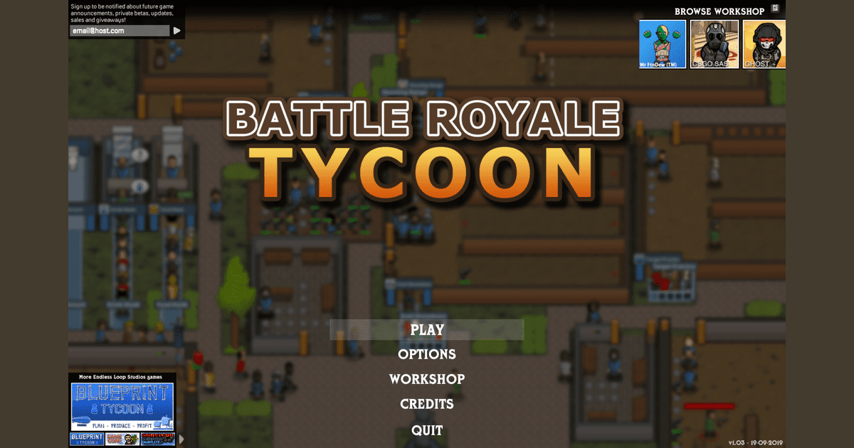 Battle Royale Tycoon Video Game Videogamegeek