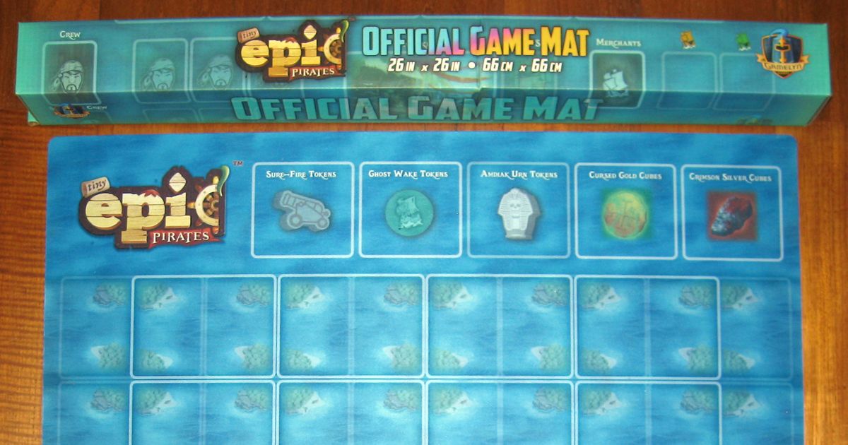 Tiny Epic Pirates: Game Playmat | Board Game Accessory | BoardGameGeek