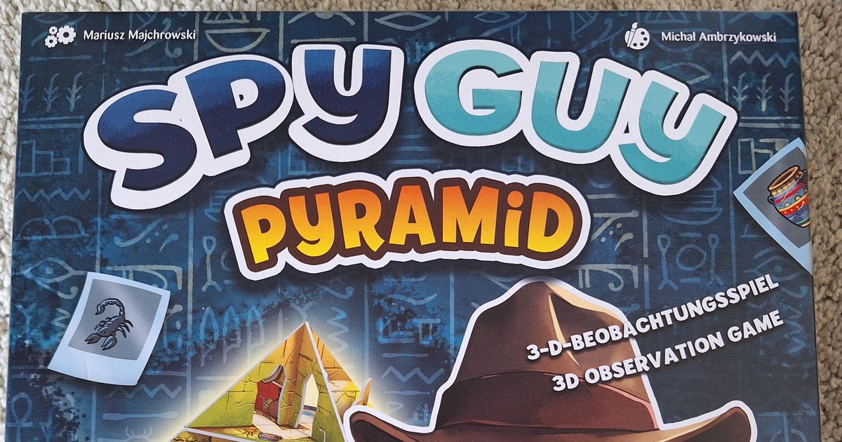 Spy Guy: Pyramid | Board Game | BoardGameGeek