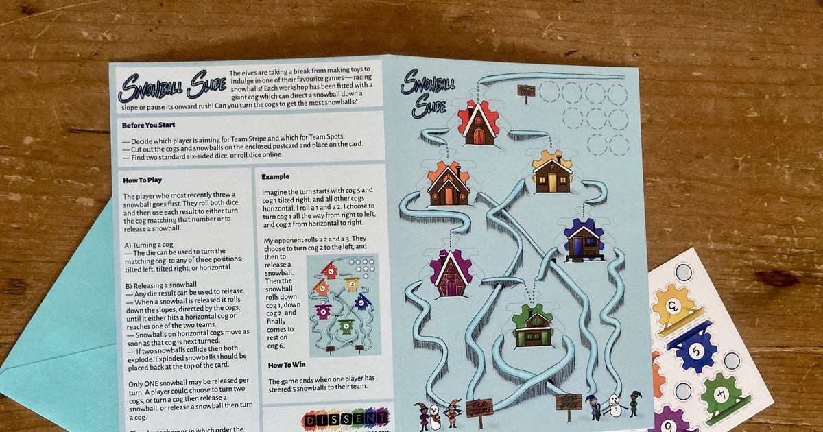 Snowball Slide | Board Game | BoardGameGeek