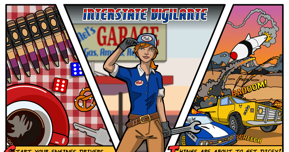 Interstate Vigilante | Board Game | BoardGameGeek