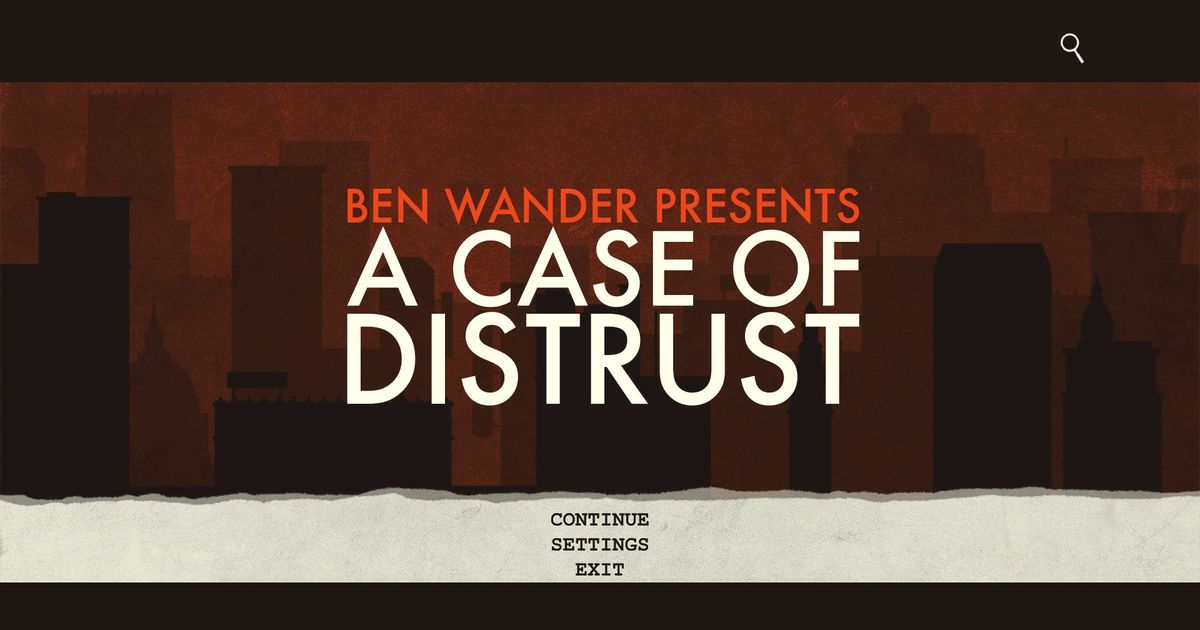 A Case of Distrust | Video Game | VideoGameGeek