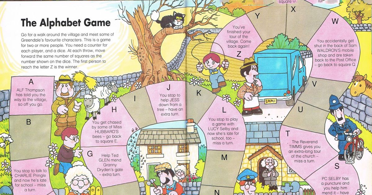 The Alphabet Game | Board Game | BoardGameGeek