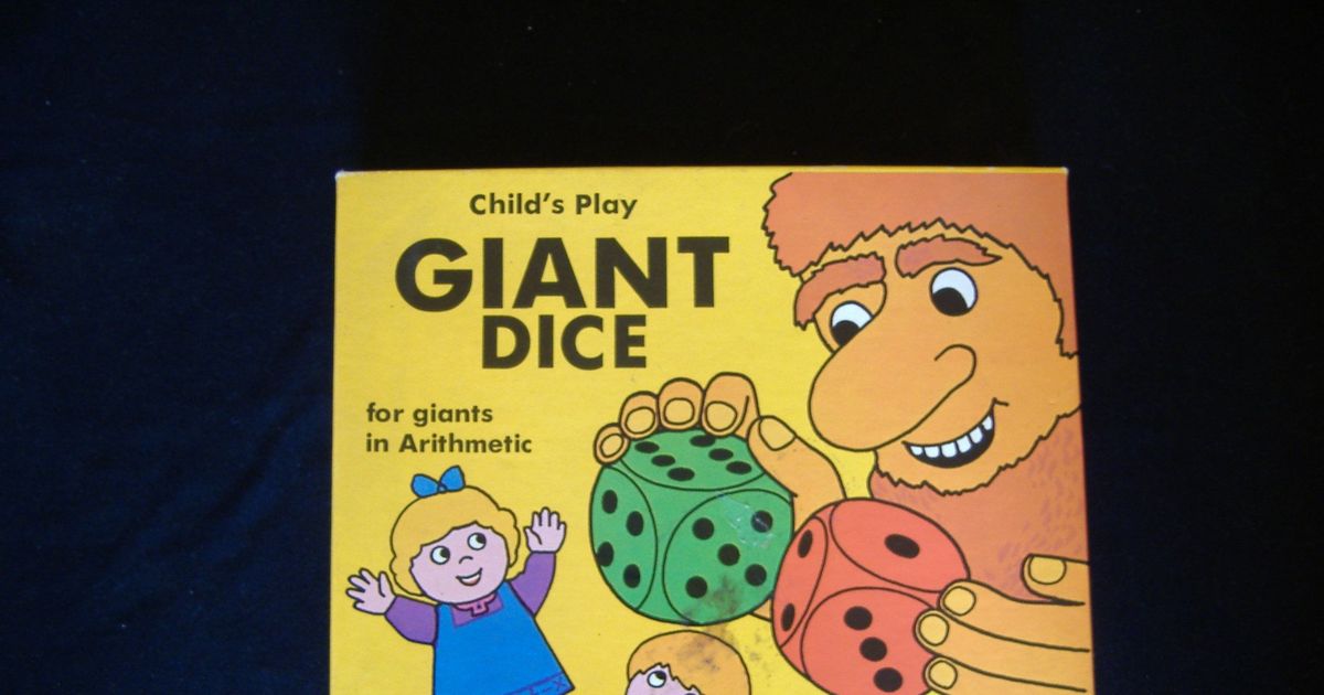 Giant Dice | Board Game | BoardGameGeek