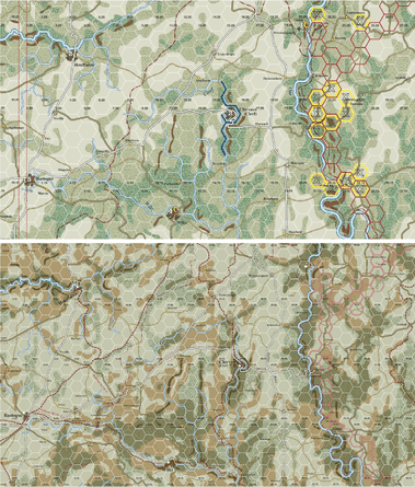 SCS Ardennes II - What's in the Box? Part I - the Map | Hans and Carl ...