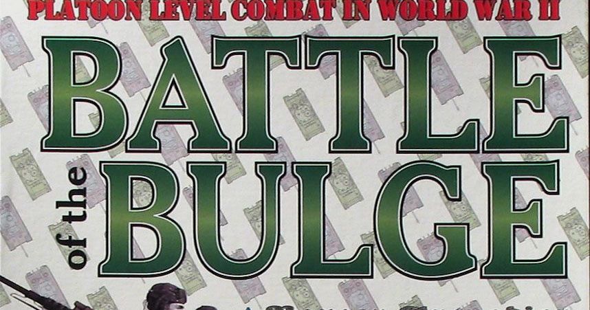 Battle of the Bulge: Platoon Level Combat in World War II – A Panzer ...