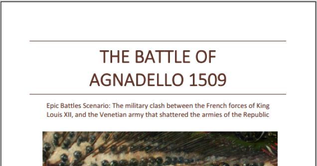 The Battle of Agnadello 1509 | Board Game | BoardGameGeek