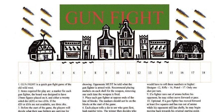 Gun Fight | Board Game | BoardGameGeek