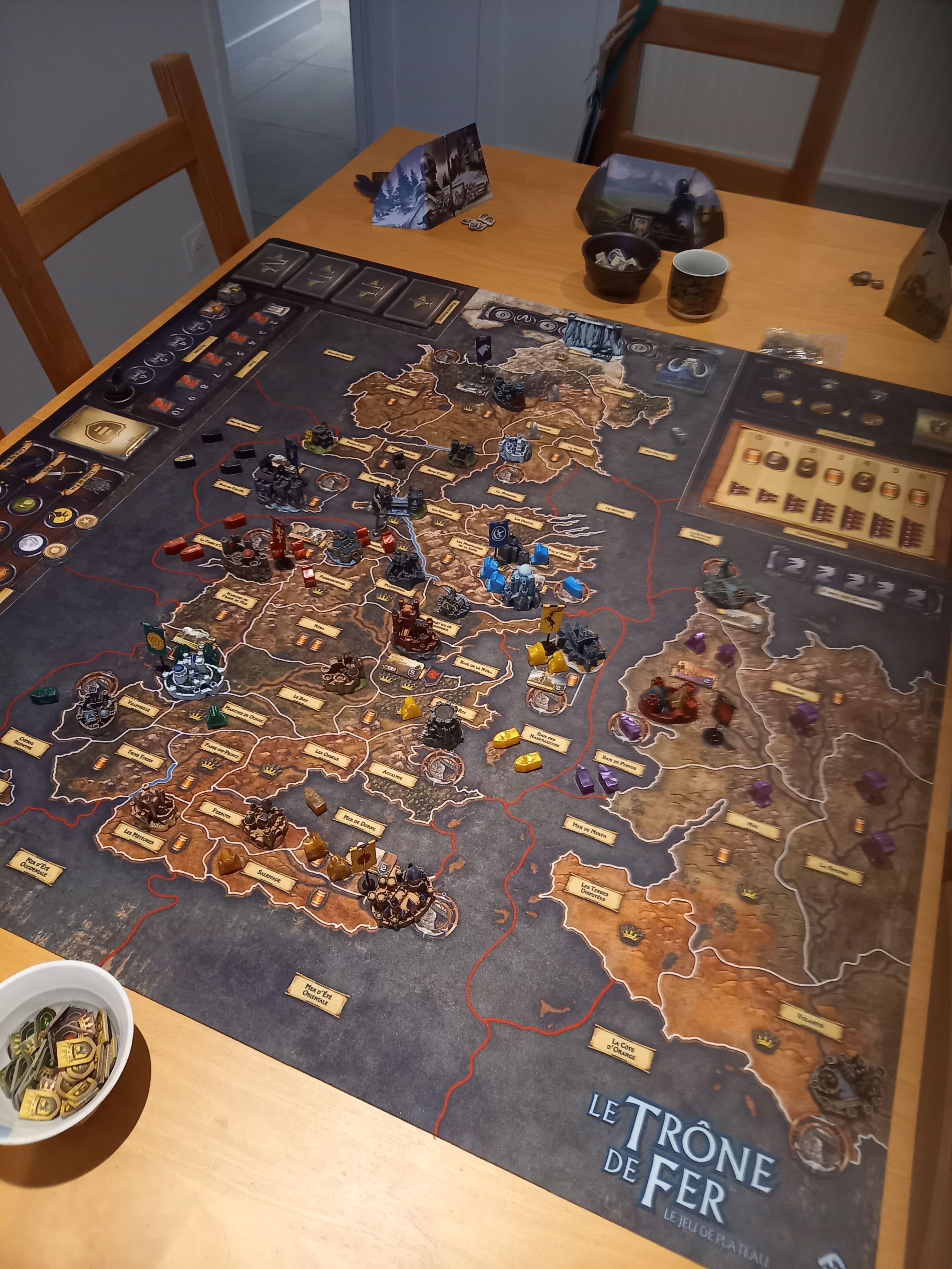Westeros and Essos Castles/cities for Game of Thrones the boardgame | A ...