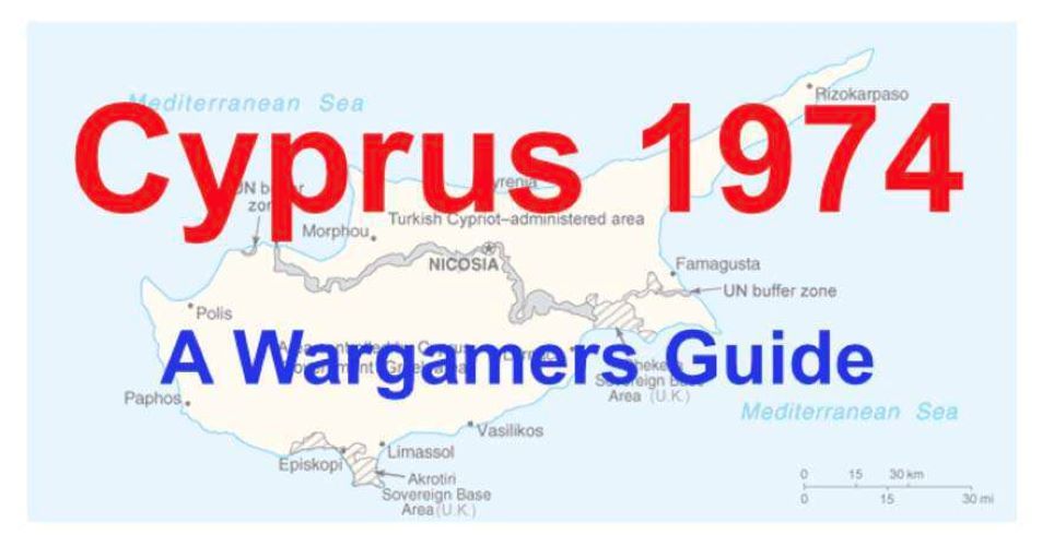 Cyprus 1974: A Wargamers Guide | Board Game | BoardGameGeek