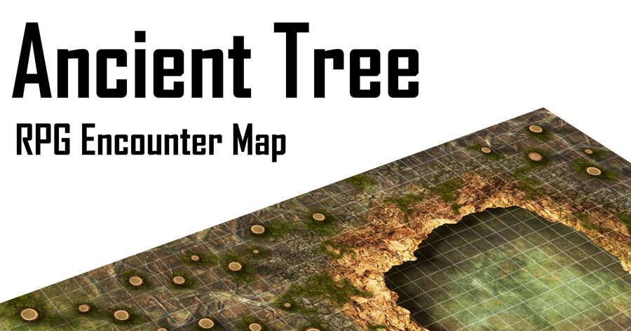 Ancient Tree RPG Encounter Map | RPG Item | RPGGeek