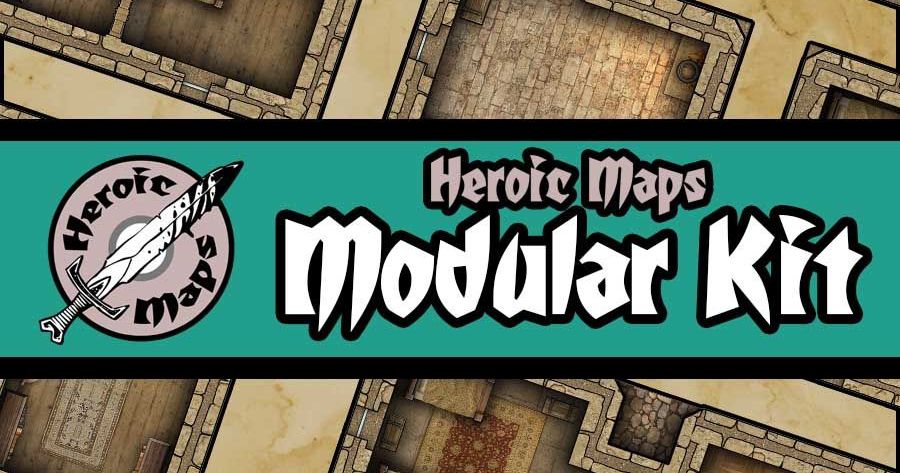 Heroic Maps Modular Kit: Town - Streets & Houses | RPG Item | BoardGameGeek