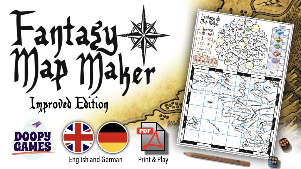 Fantasy Map Maker Improved Edition Kickstarter (Launching July 10th ...