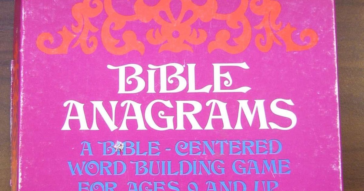 Bible Anagrams | Board Game | BoardGameGeek