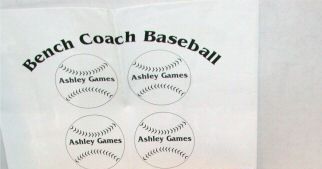 Bench Coach Baseball | Board Game | BoardGameGeek