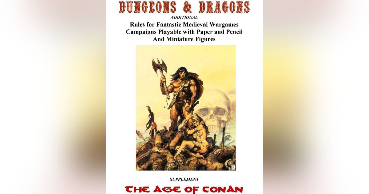 Supplement VIII: The Age of Conan | RPG Item | RPGGeek
