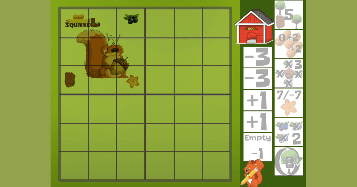 Print and Play: SquirreL: A Tile Drawing Game | Juegos Roll & Write