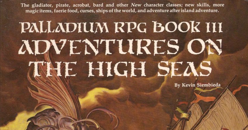 Palladium RPG Book III: Adventures on the High Seas | RPG Item | RPGGeek